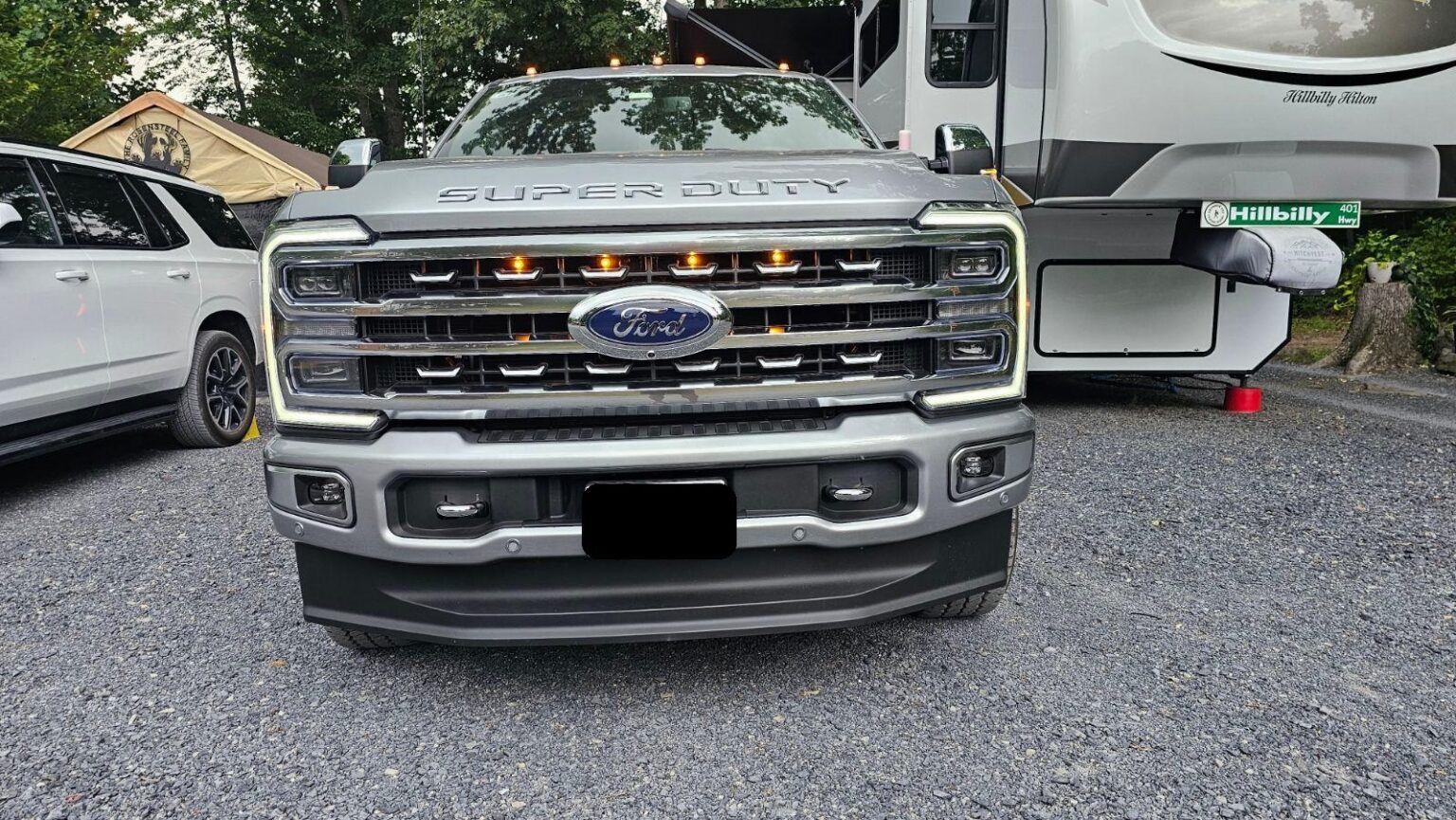 2024 Super Duty Platinum & King Ranch-Grill light - Custom Auto Works ...