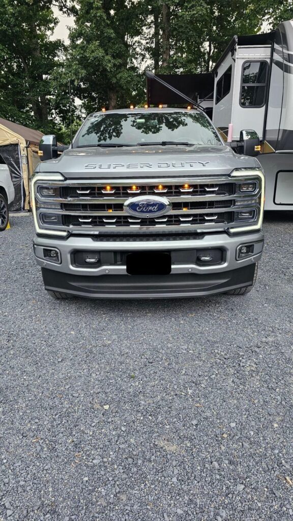 2024 Super Duty Platinum & King Ranch-Grill light - Custom Auto Works ...